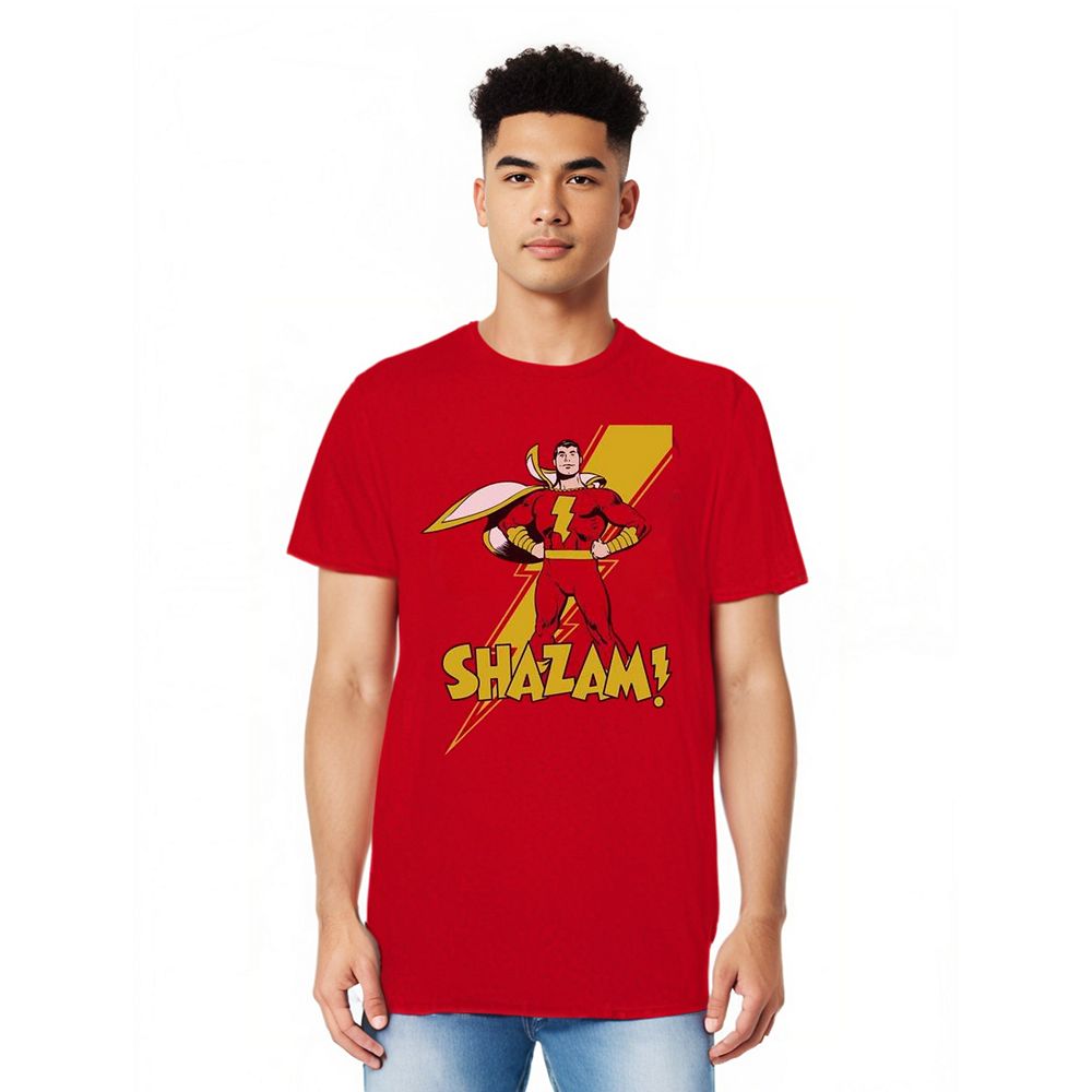Dc Comics Shazam Shazam Adult Heather T-shirt
