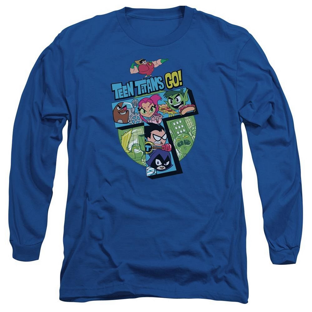 Teen Titans Go T Long Sleeve Adult T-shirt