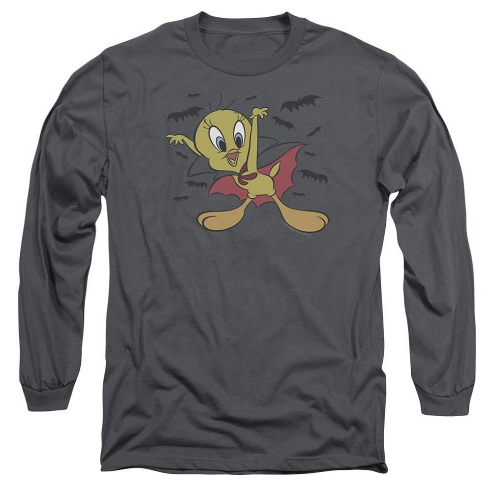 Looney Tunes Vampire Tweety Long Sleeve Adult T-shirt