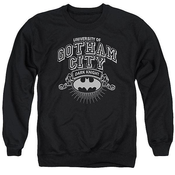 Batman University Of Gotham Adult Crewneck Sweatshirt