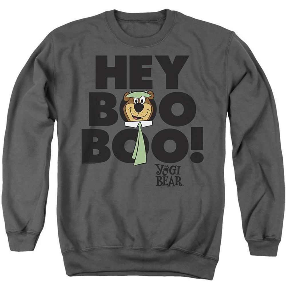 Yogi Bear Hey Boo Boo Adult Crewneck Sweatshirt