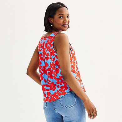 Women's Draper James Button Side Tank Top