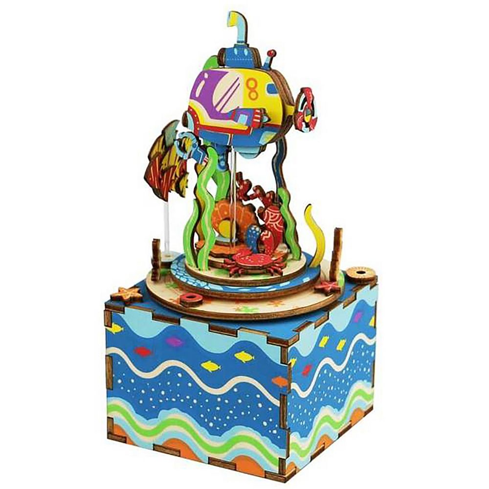 DIY 3D Music Box Puzzle - Under the Sea - 81pcs