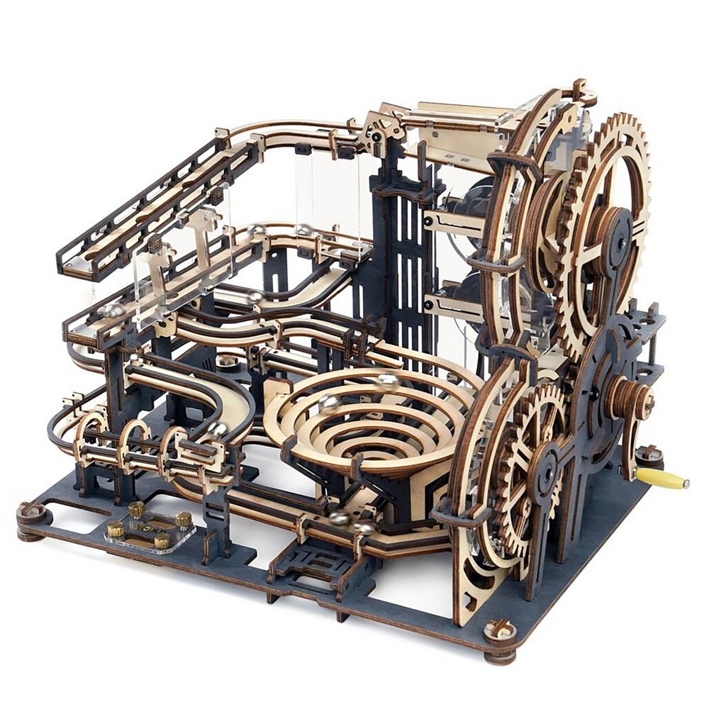 DIY 3D Moving Gears Puzzle - Marble Night City - 253 pcs