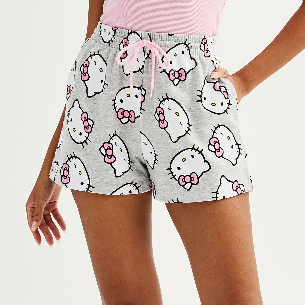 Juniors' Hello Kitty Fleece Shorts