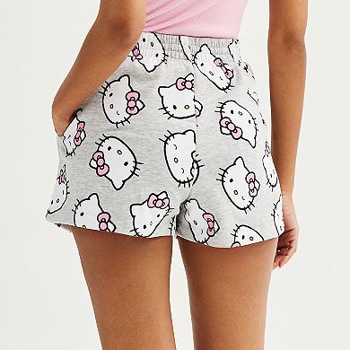 Juniors' Hello Kitty Fleece Shorts