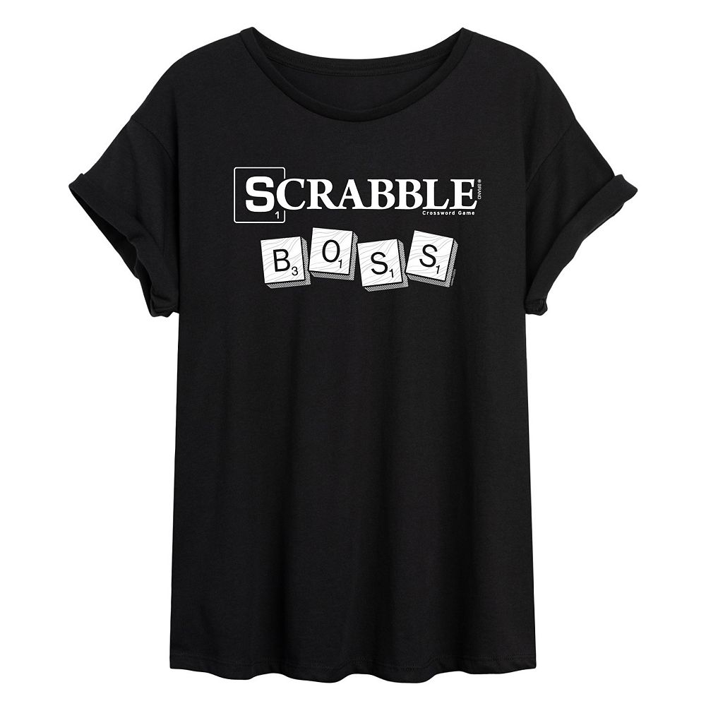 Juniors' Scrabble Boss Oversized Tee