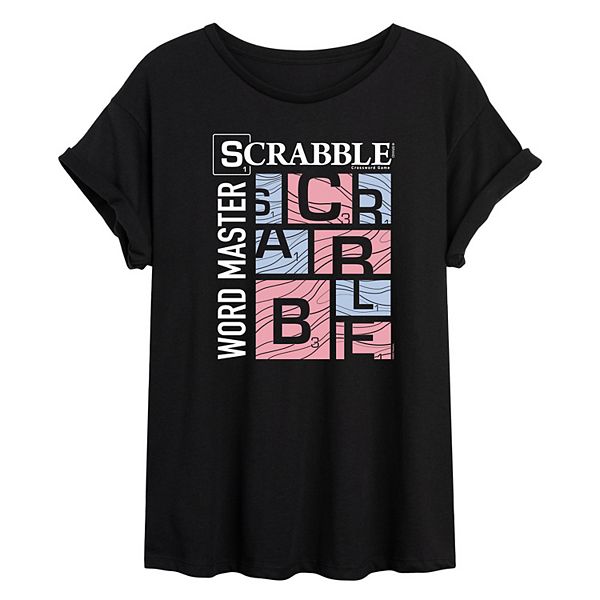 Juniors' Scrabble Word Master Oversized Tee