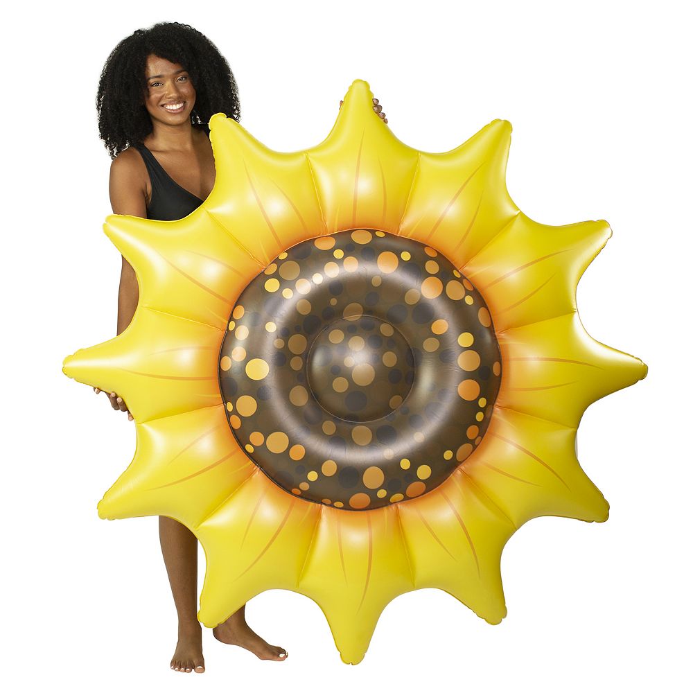 Giant Inflatable Sunflower Island Pool Float