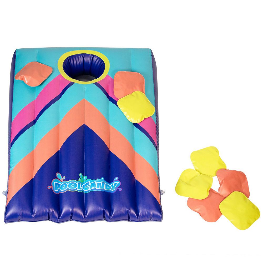 Inflatable Pool Floating Cornhole Toss Game