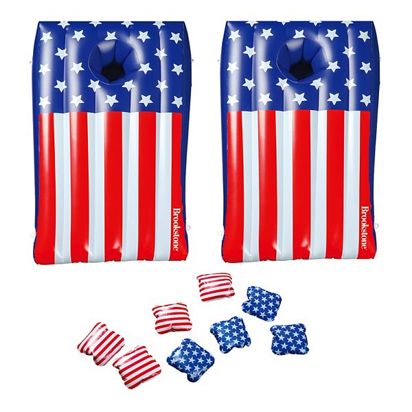 Samsonico Stars & Stripes Inflatable Cornhole Pool Game