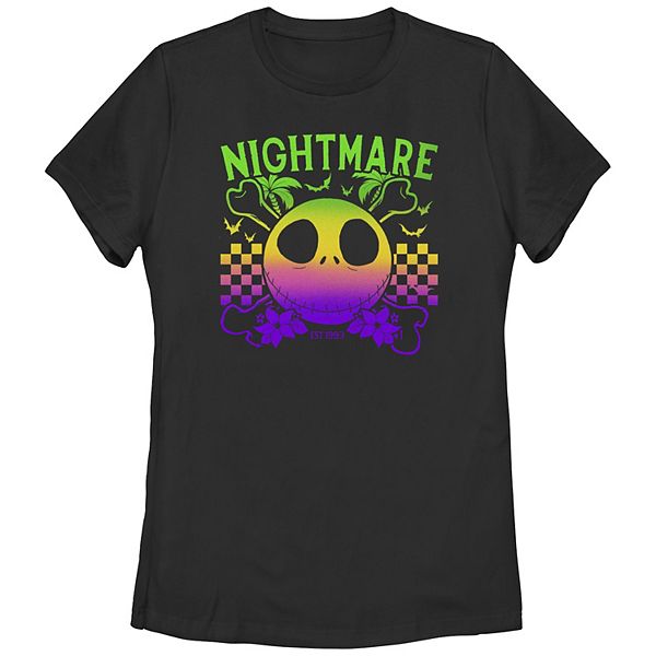 Disney's The Nightmare Before Christmas Juniors' Gradient Jack Graphic Tee