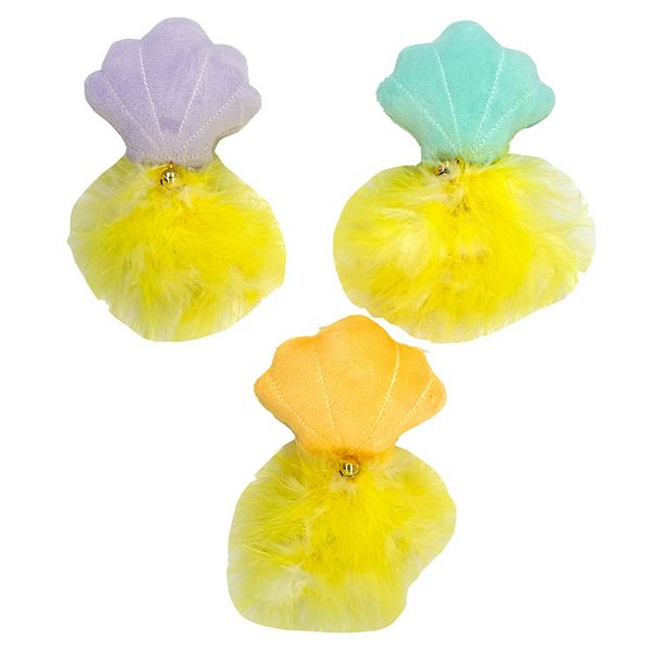 Meow 3-pack Seashell Cat Toys