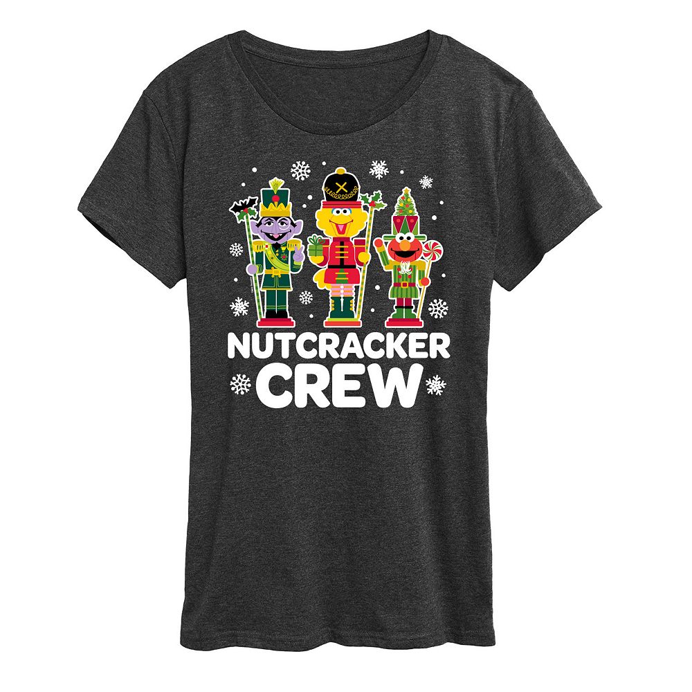 Women's Sesame Street Nutcracker Crew Graphic Tee