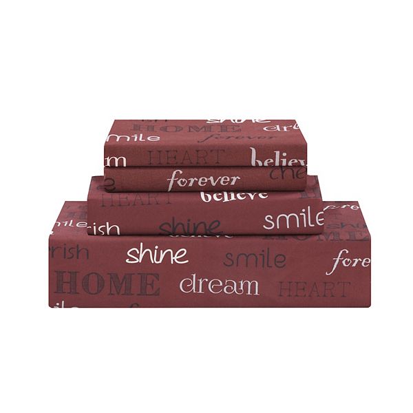 Harper Lane Inspire Red Sheet Set