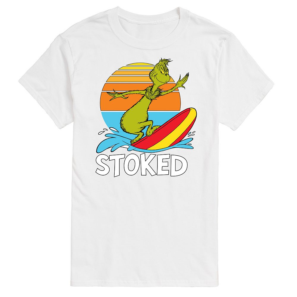 Men's Dr. Seuss The Grinch Stoked Graphic Tee