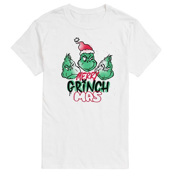 Men's Dr. Seuss The Grinch Merry Grinchmas Graphic Tee