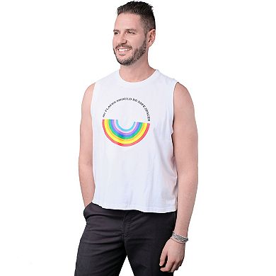 ph by The Phluid Project Adult Crop Tank with Rainbow Screen Print