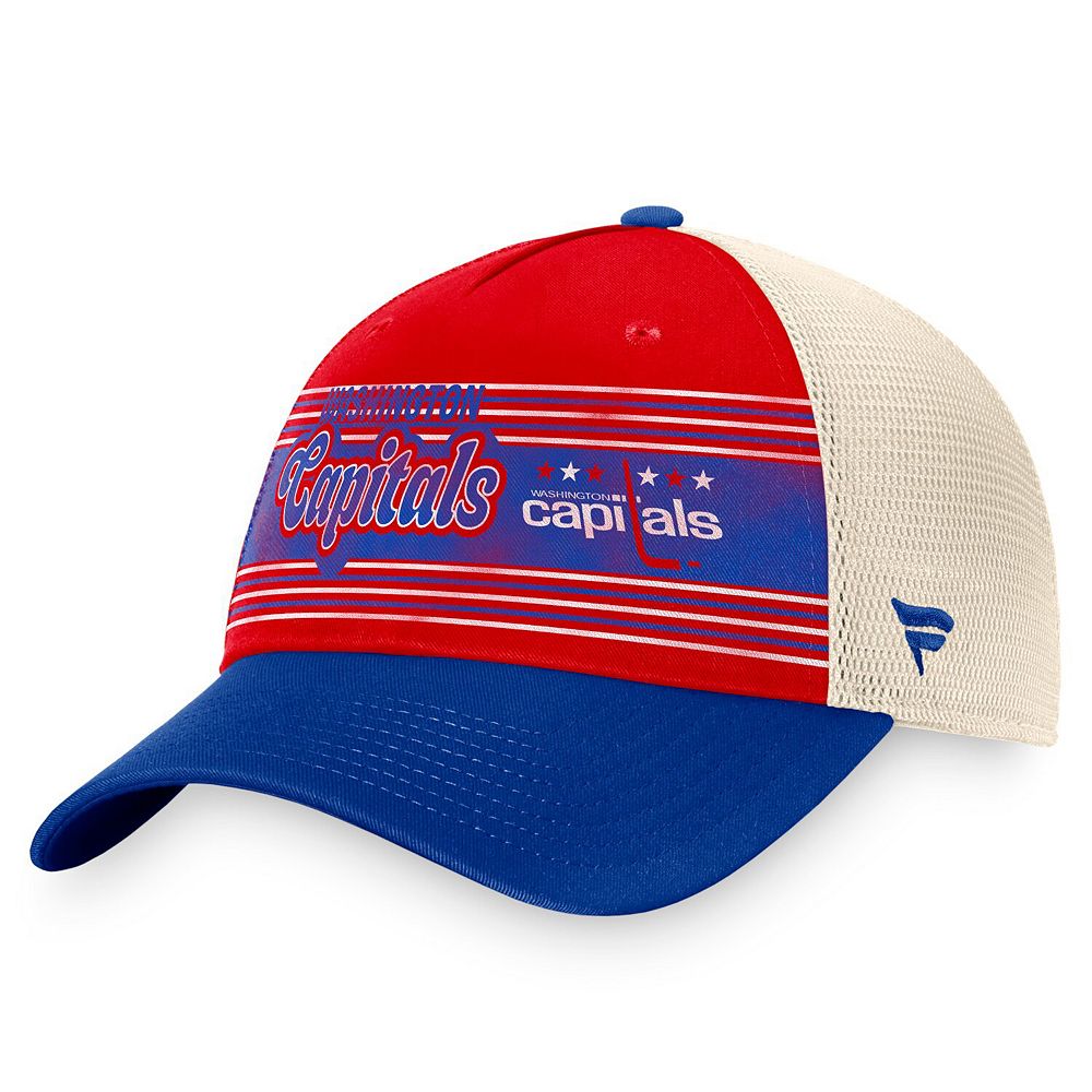 Men's Fanatics Branded Red/Blue Washington Capitals Heritage Vintage ...