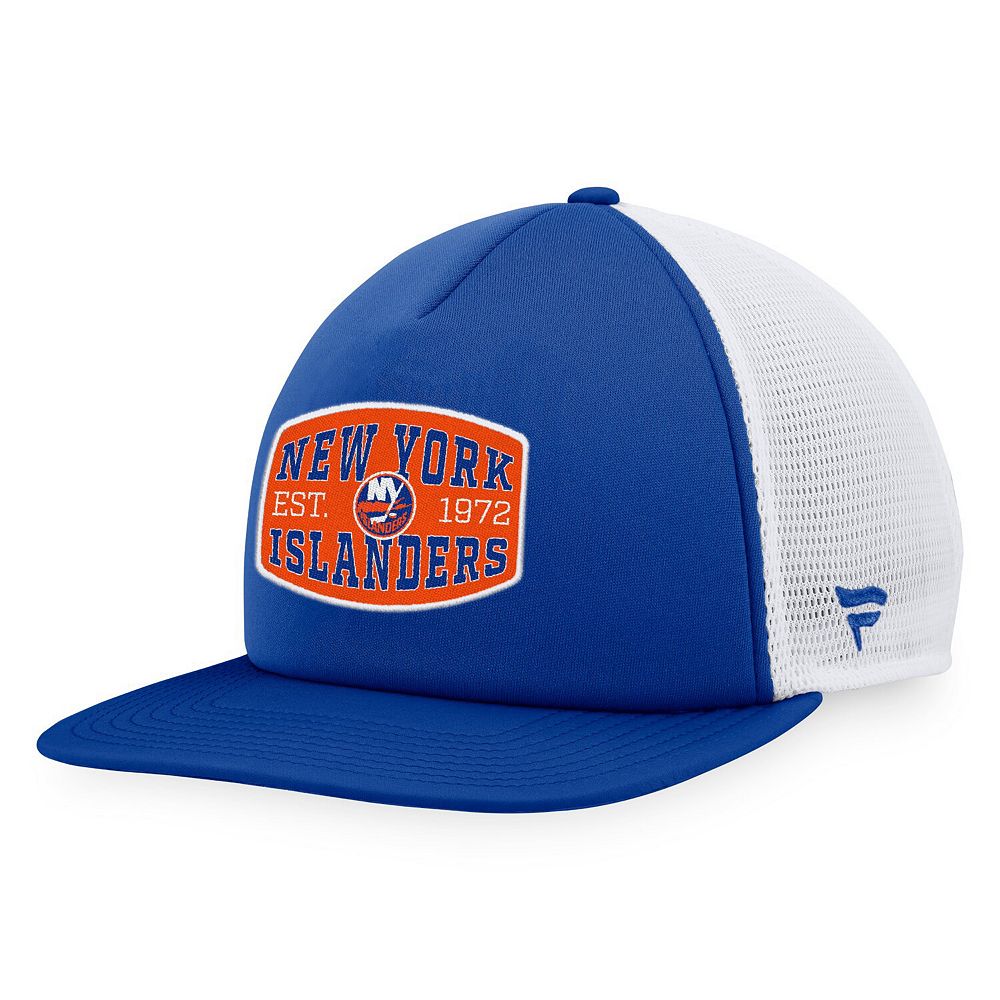 Men's Fanatics Branded Royal/White New York Islanders Foam Front Patch ...
