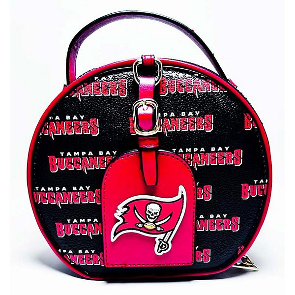 Cuce Black Tampa Bay Buccaneers Repeat Logo Round Bag