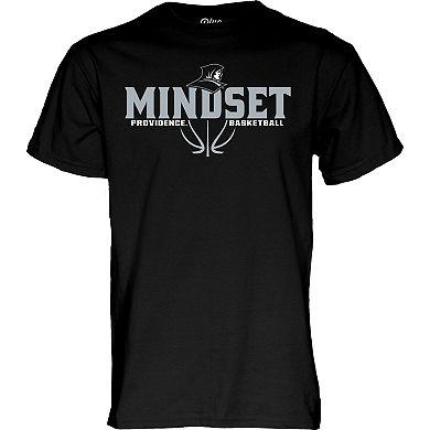 Unisex Blue 84 Black Providence Friars Men's Basketball Mindset T-Shirt