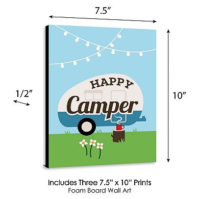 Big Dot of Happiness Happy Camper - Nursery Wall Art, Kids Room Decor ...