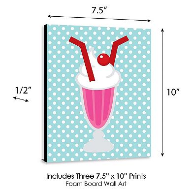 Big Dot of Happiness 50's Sock Hop - 1950s Wall Art, Room Decor & Rock ...