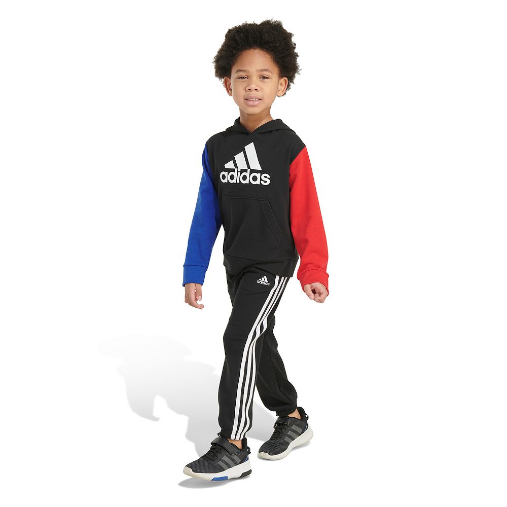 Boys 4-7 adidas Colorblock French Terry Hoodie & Pants Set