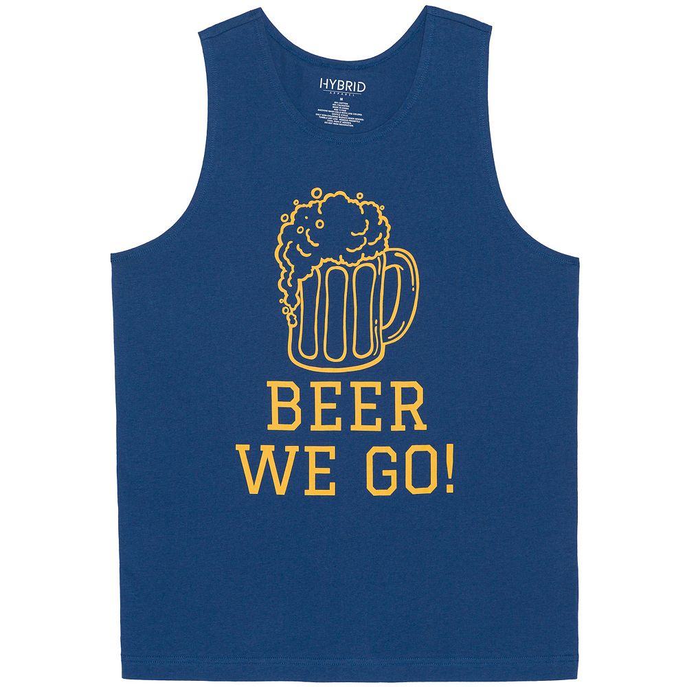 Men's Beer We Go Graphic Tank Top