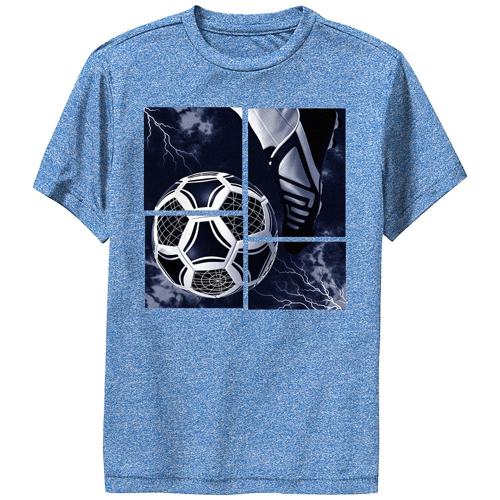 Boys Soccer Kick Graphic Tee