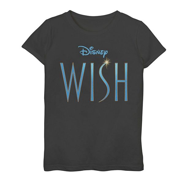 Girls 7-16 Disney's Wish Title Logo Tee