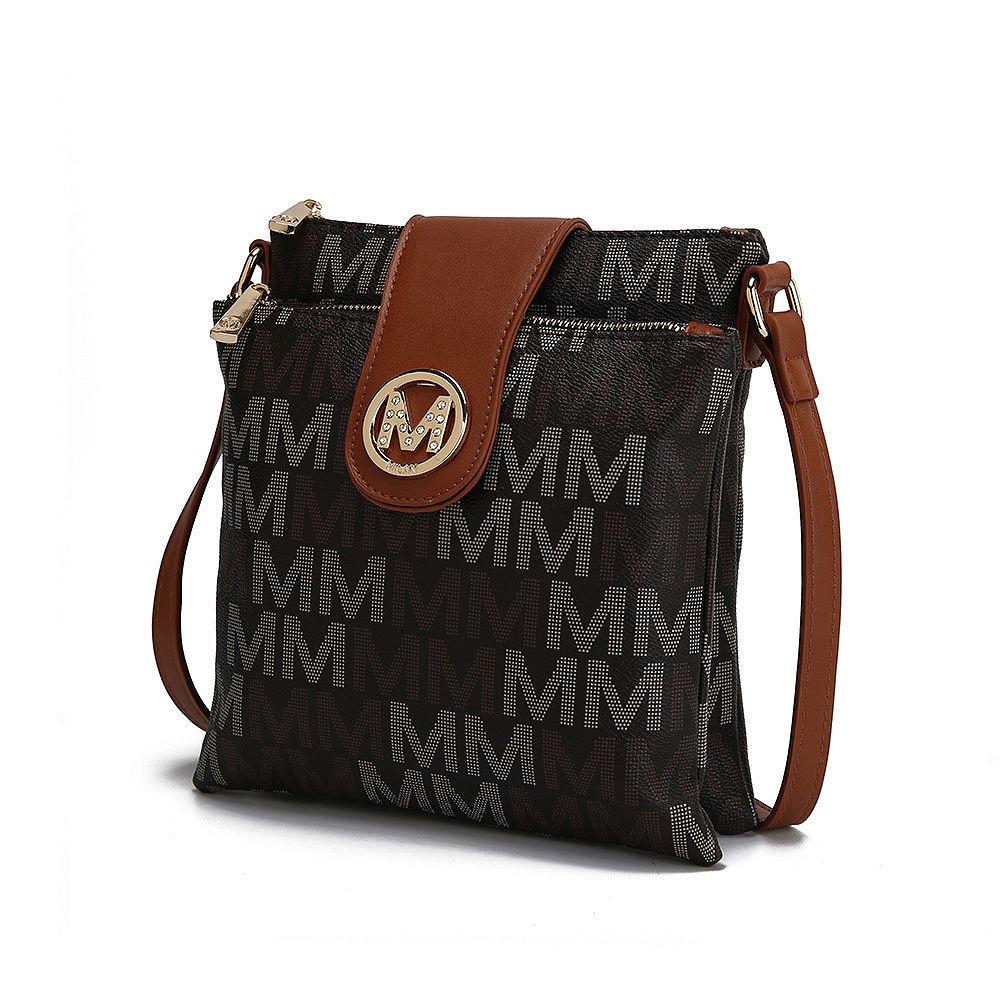 MKF Collection Stylish Monogram Women's Crossbody bag by Mia K