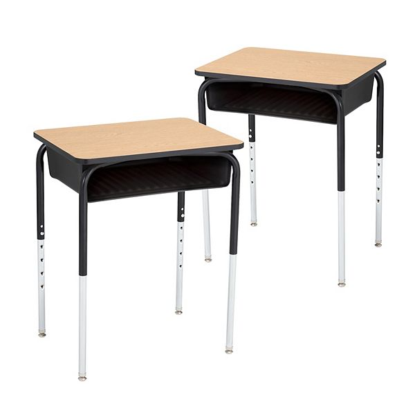 Learniture Structure Series Open Front School Desk (2 Pack)