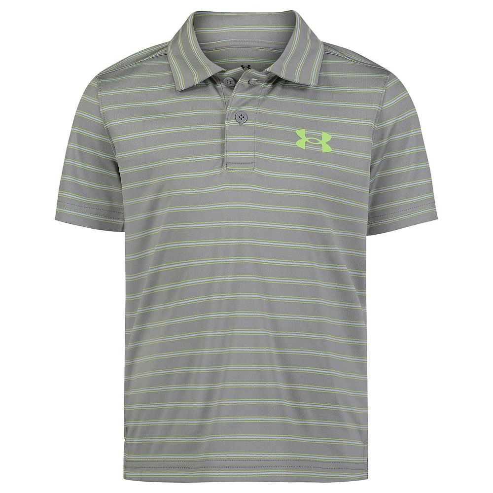 Boys' 4-7 Under Armour UA Matchplay Stripe Short Sleeve Polo