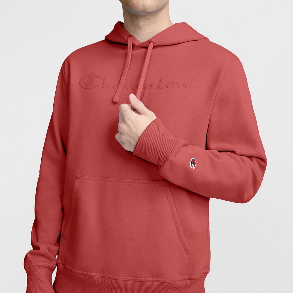 Men's Champion® Embossed Powerblend Graphic Hoodie