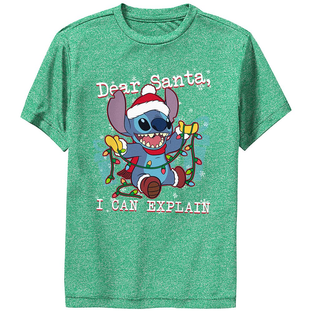 Boys 6-20 Lilo & Stitch Dear Santa I Can Explain Stitch Performance ...