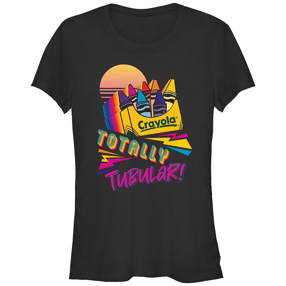 Juniors' Crayola Totally Tubular Graphic Tee