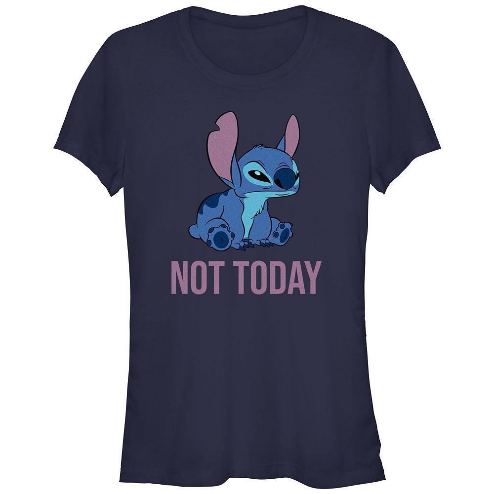 Disney's Lilo & Stitch Juniors' Not Today Stitch Graphic Tee