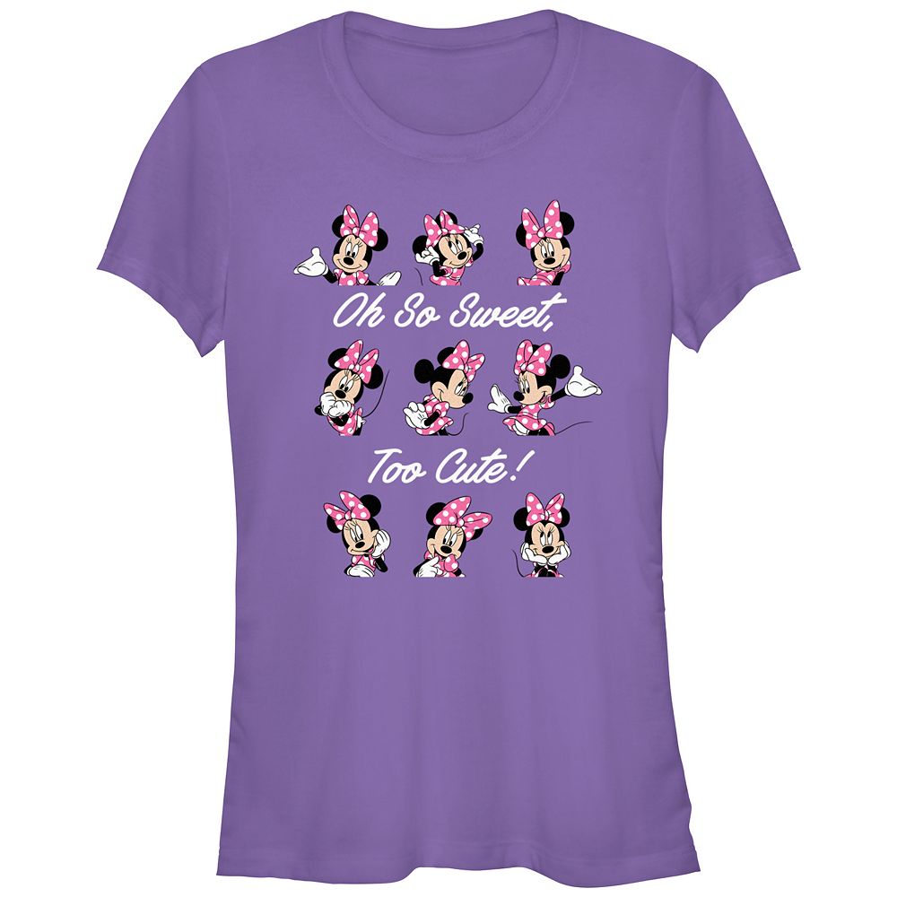 Disney's Minnie Mouse Juniors' So Sweet, Too Cute Graphic Tee