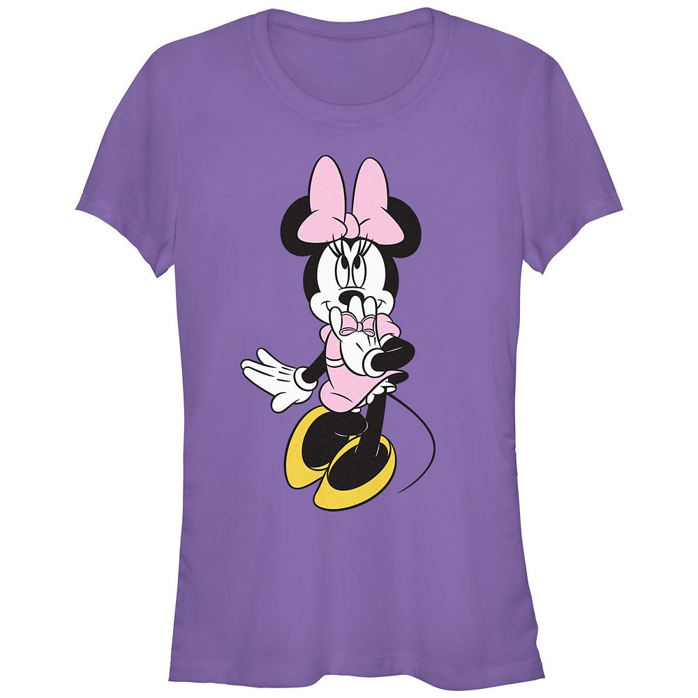 Disney's Minnie Mouse Juniors' Giggle Graphic Tee