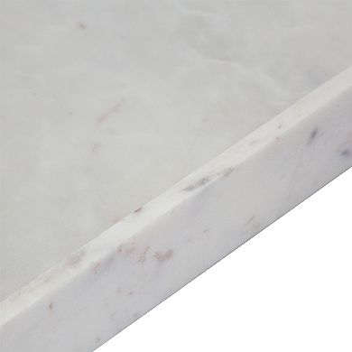 A&B Home Rectangular Marble Tray