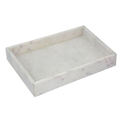 A&B Home Rectangular Marble Tray