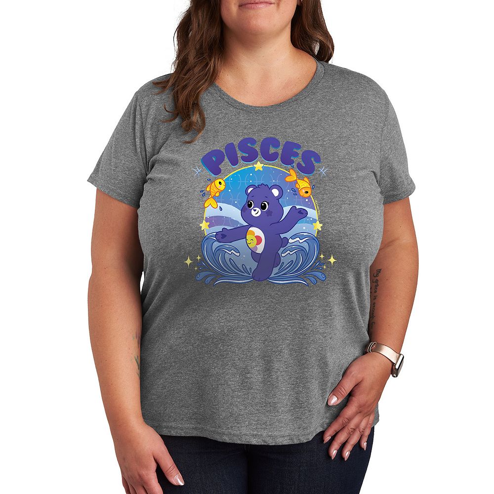 Plus Care Bears Pisces Graphic Tee