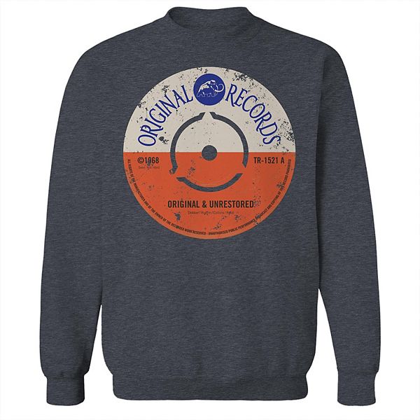 Men's Original & Unrestored Records Fleece Graphic Sweatshirt