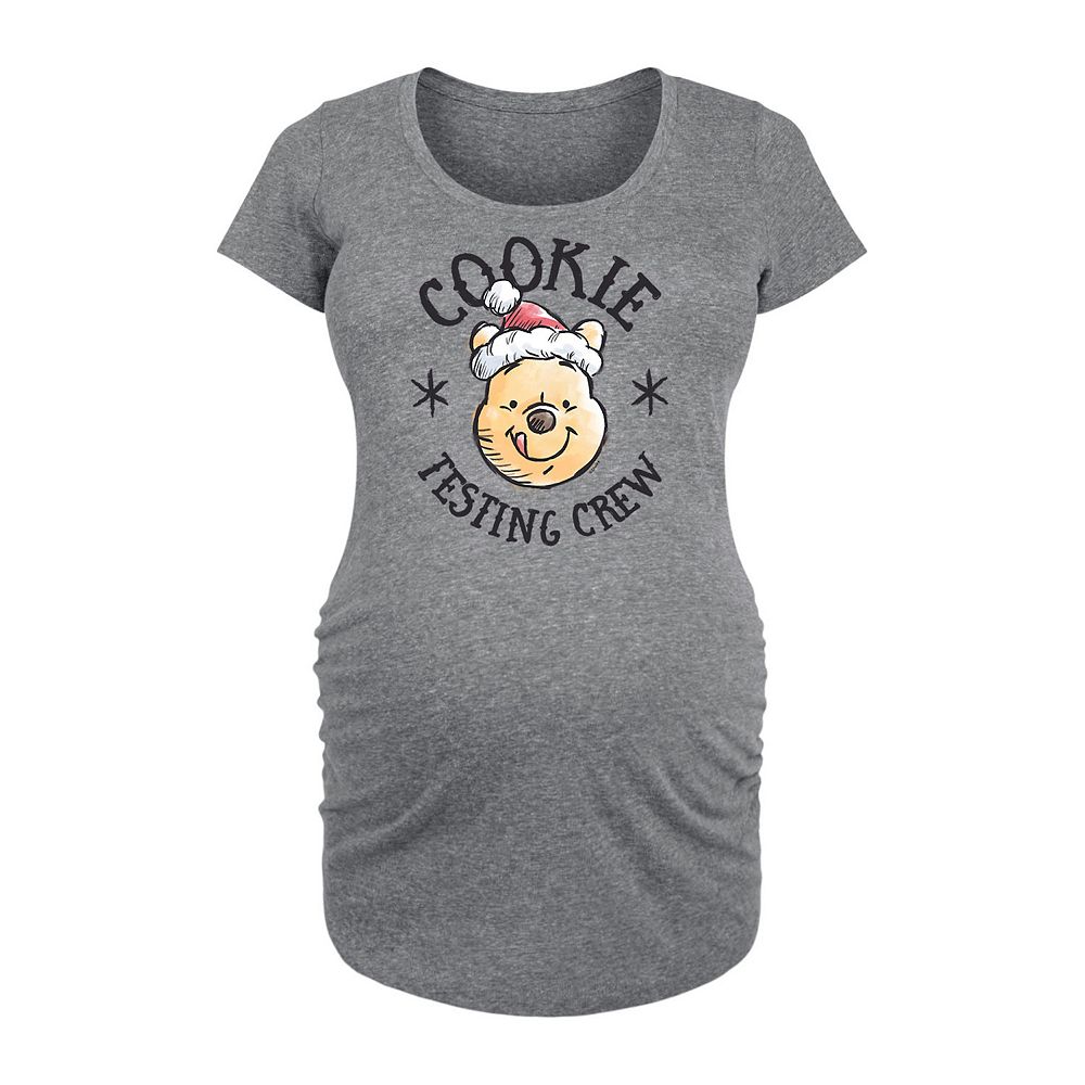 Disney's Winnie the Pooh Maternity Cookie Testing Crew Graphic Tee