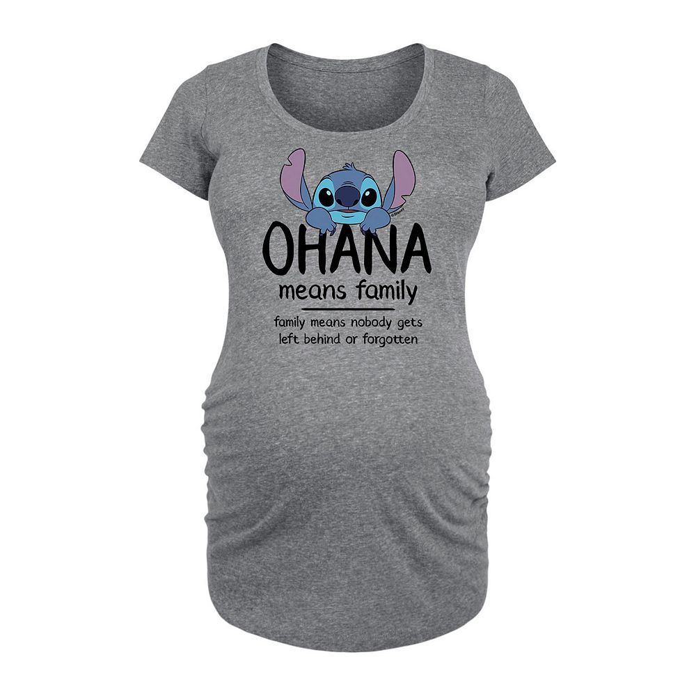 Disney's Lilo & Stitch Maternity Ohana Graphic Tee