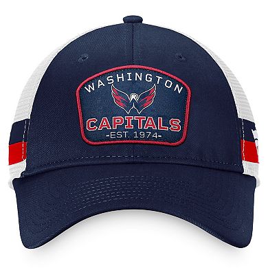 Men's Fanatics Branded Navy/White Washington Capitals Fundamental ...