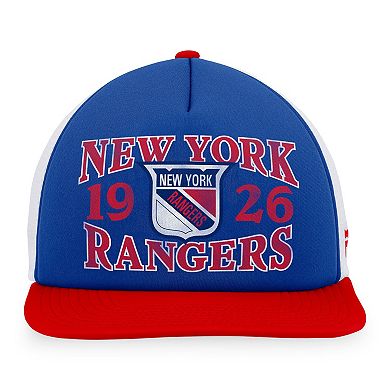 Men's Fanatics Branded Blue/Red New York Rangers Heritage Vintage Foam ...