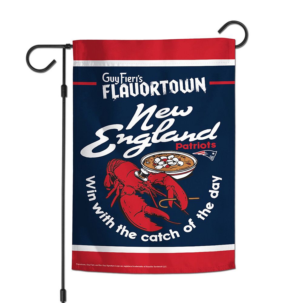 "WinCraft New England Patriots NFL x Guy Fieriâ€™s Flavortown 12"" x 18 ...